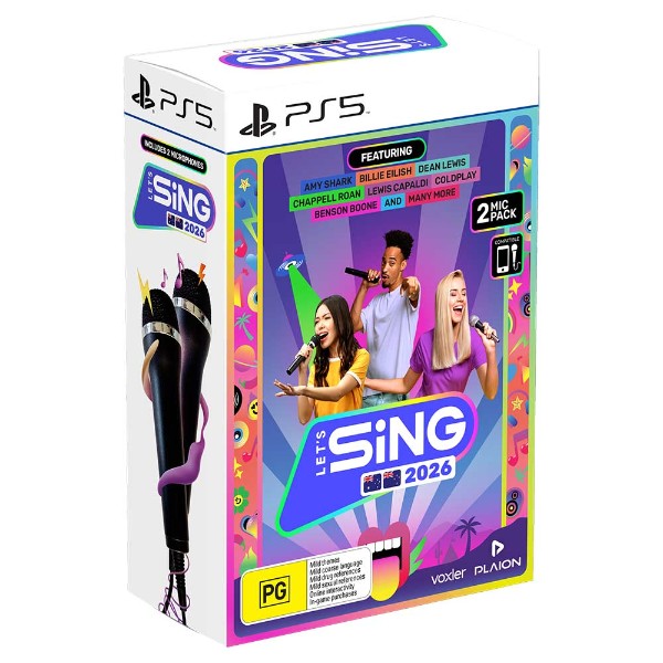 Let's Sing 2026 - 2-Mic Bundle - PlayStation 5 - EB Games Australia
