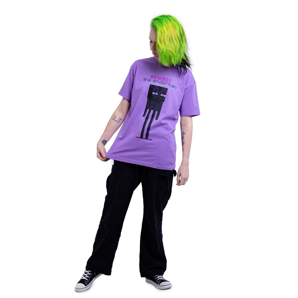 Minecraft - Beware the Enderman T-Shirt - Clothing - EB Games Australia