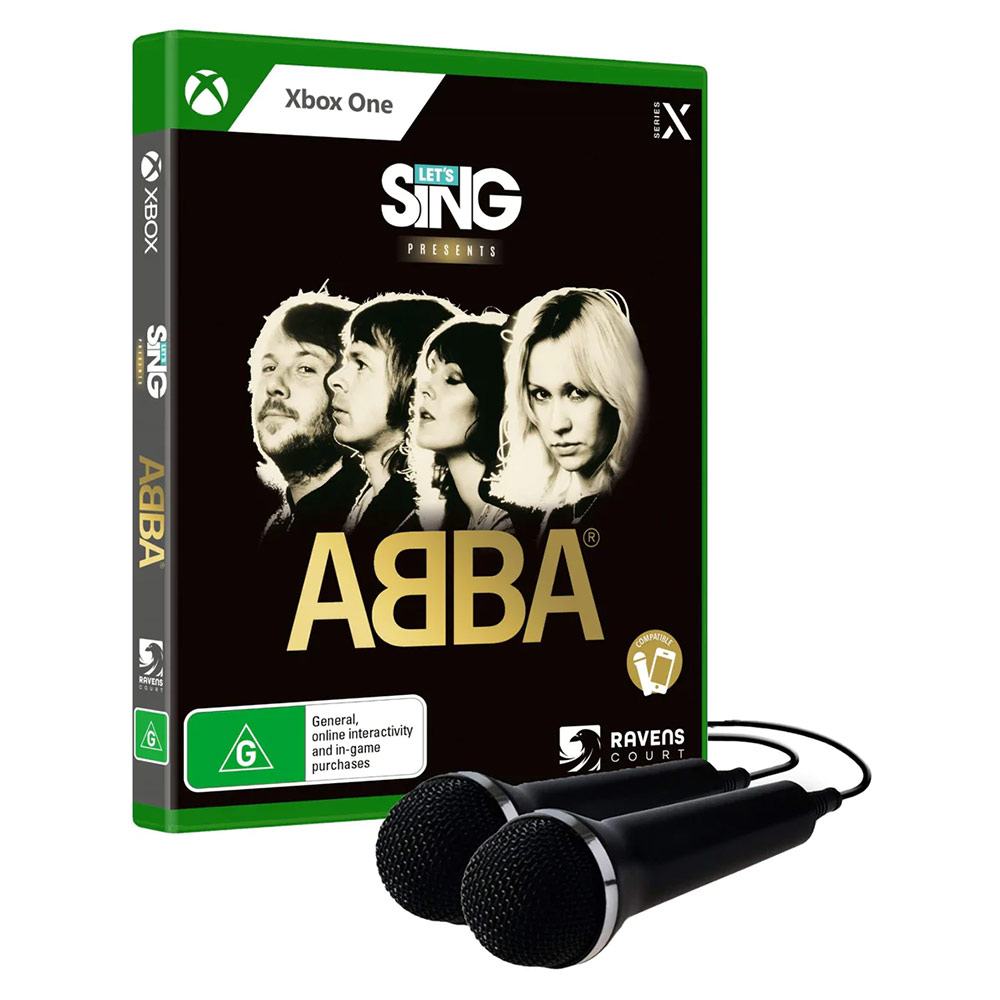 Let's Sing ABBA - Game + 2-Mic Pack (preowned) - Xbox One - EB Games Australia