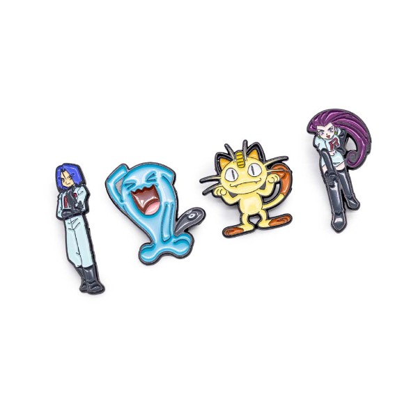 Pokemon - Team Rocket Pin 4-Pack - Clothing - EB Games Australia
