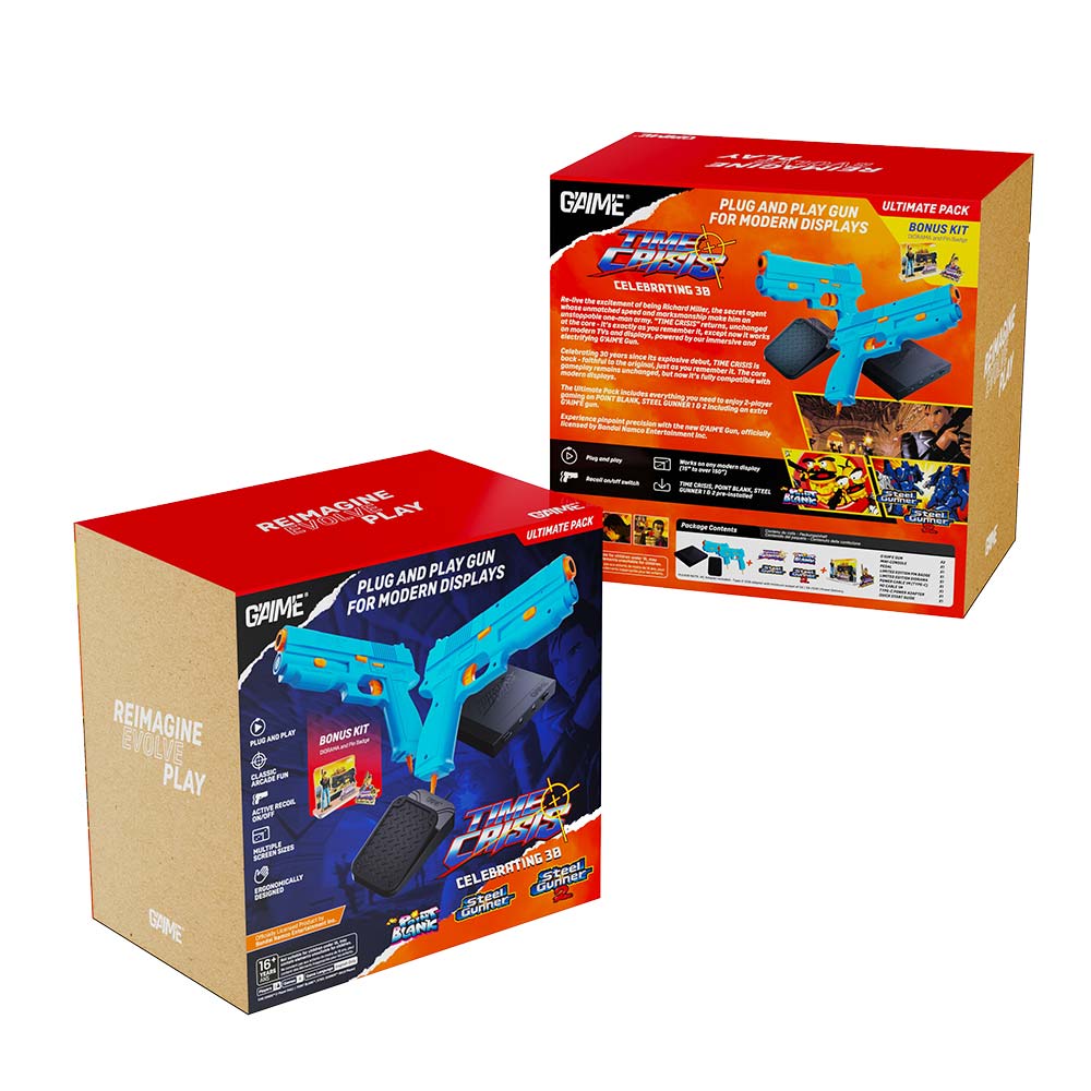 G’AIM’E Time Crisis Gun Controller Set Ultimate Pack (2 Guns) - Loot ...