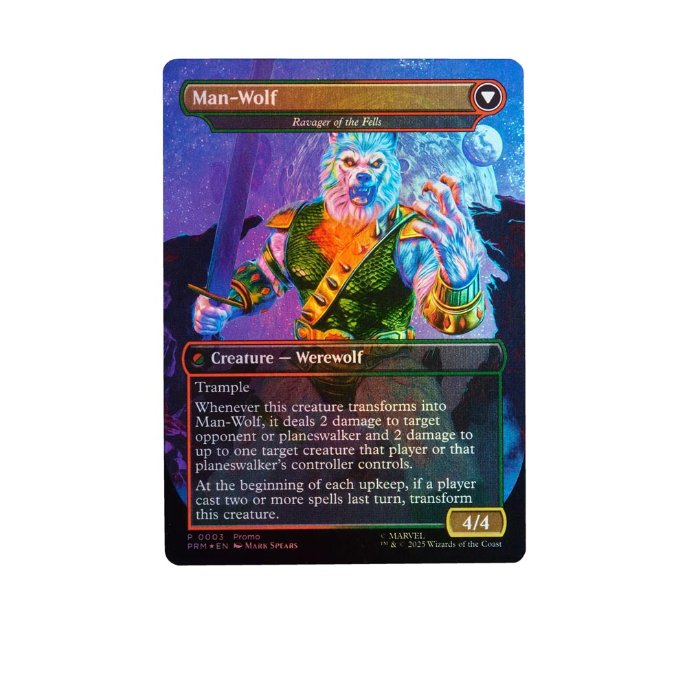 Marvel x Magic: The Gathering - Man-Wolf Marvel Legends Action Figure ...