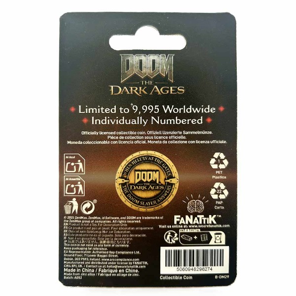 Doom: The Dark Ages Collectable Coin - Toys and Collectibles - EB Games ...