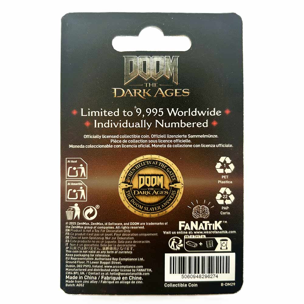 Doom: The Dark Ages Collectable Coin - Collectibles - ZiNG Pop Culture