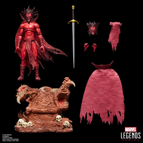 Marvel - Legends Series Mephisto with Infernal Throne Action Figure ...