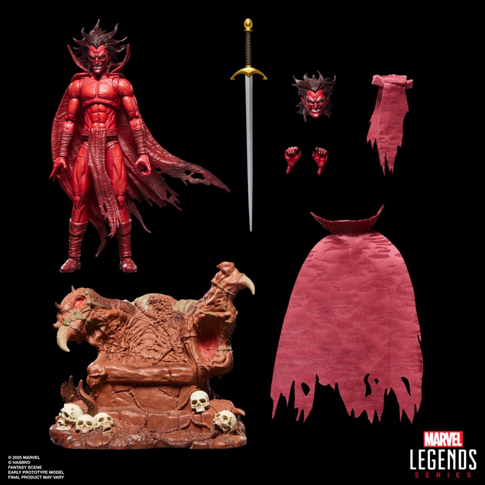 Marvel - Legends Series Mephisto with Infernal Throne Action Figure ...