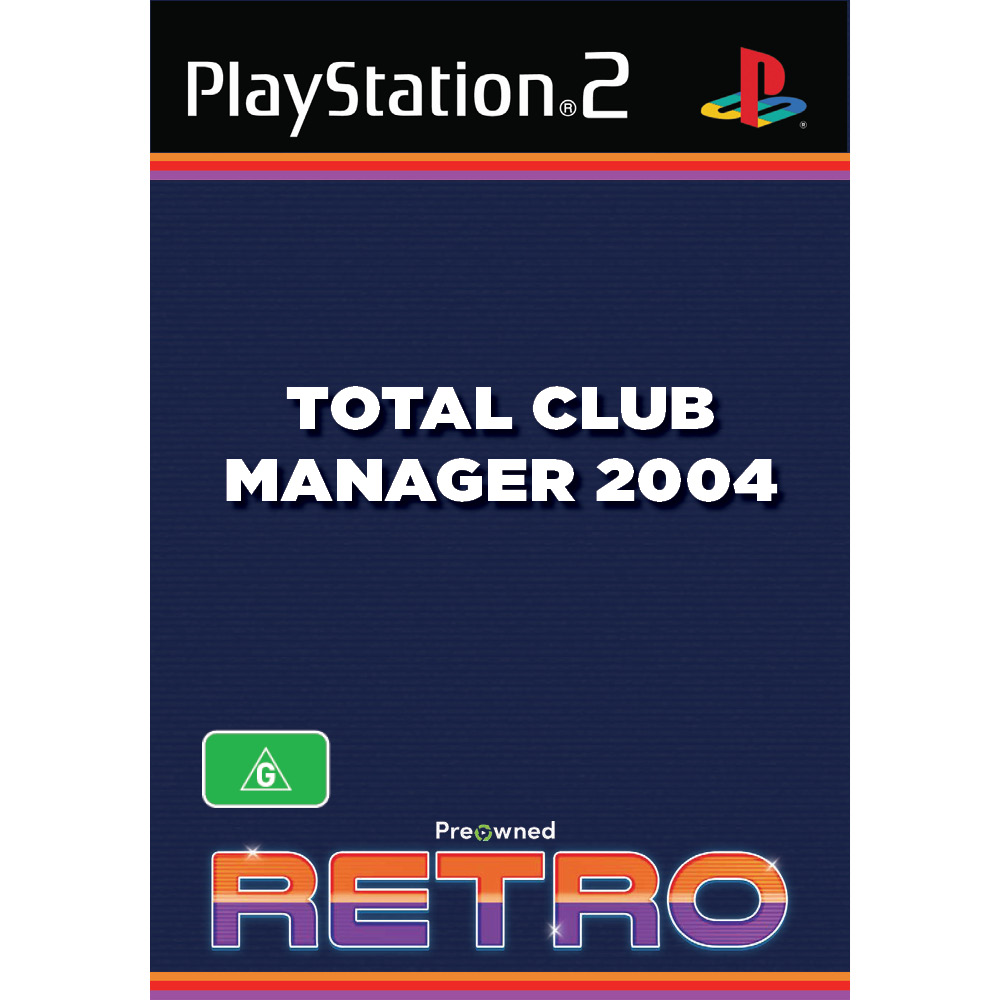 Total Club Manager 2004 (preowned) - PlayStation 2 - EB Games Australia