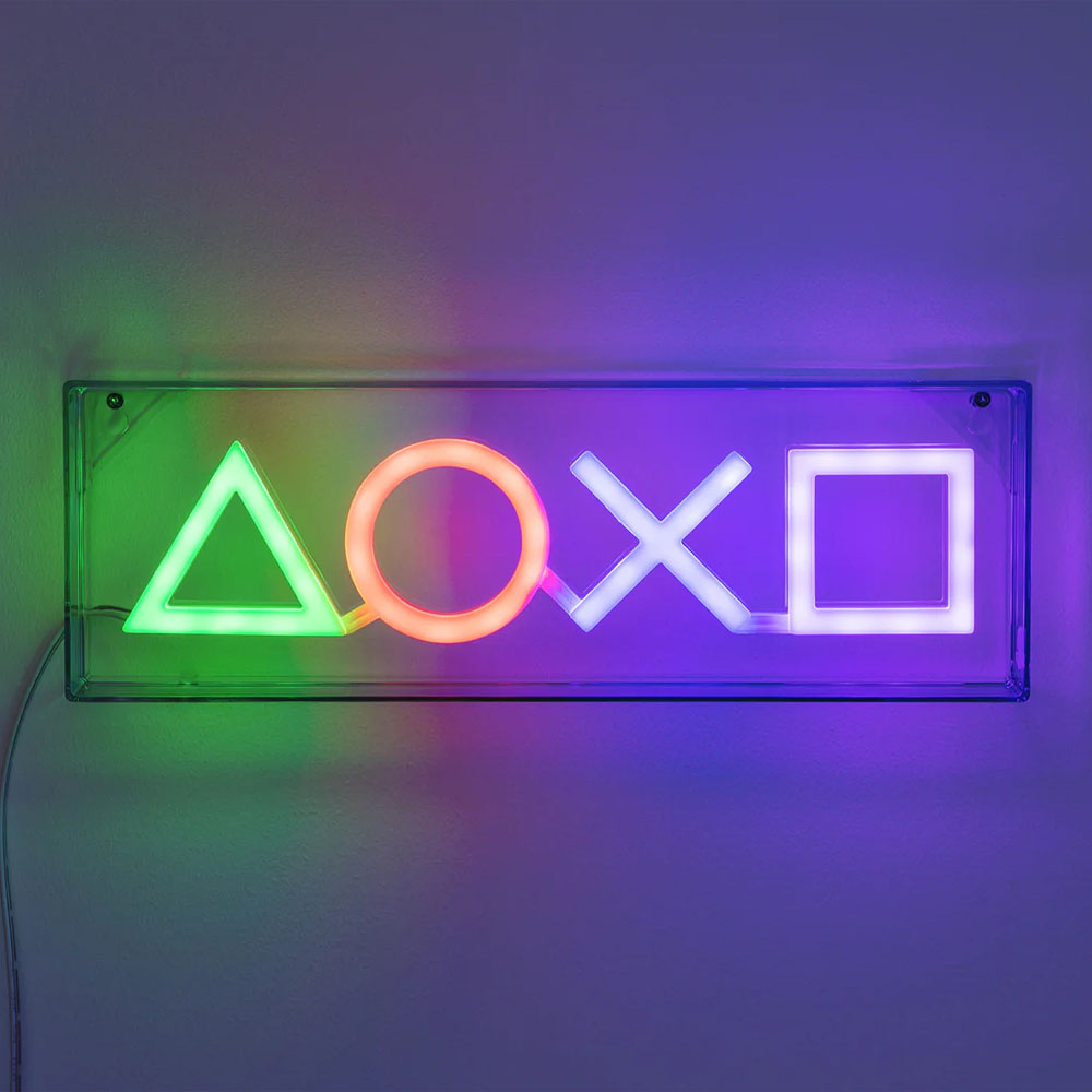 PlayStation - Controller Icons Neon LED Light - Things For Home - ZiNG ...