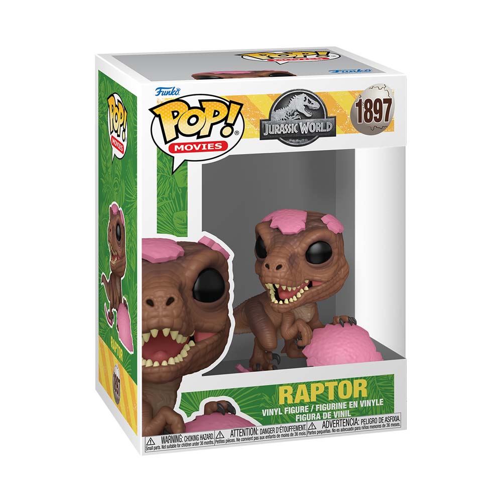 Jurassic Park - Raptor Hatching (Pink Egg) Pop! Vinyl Figure - Toys and ...