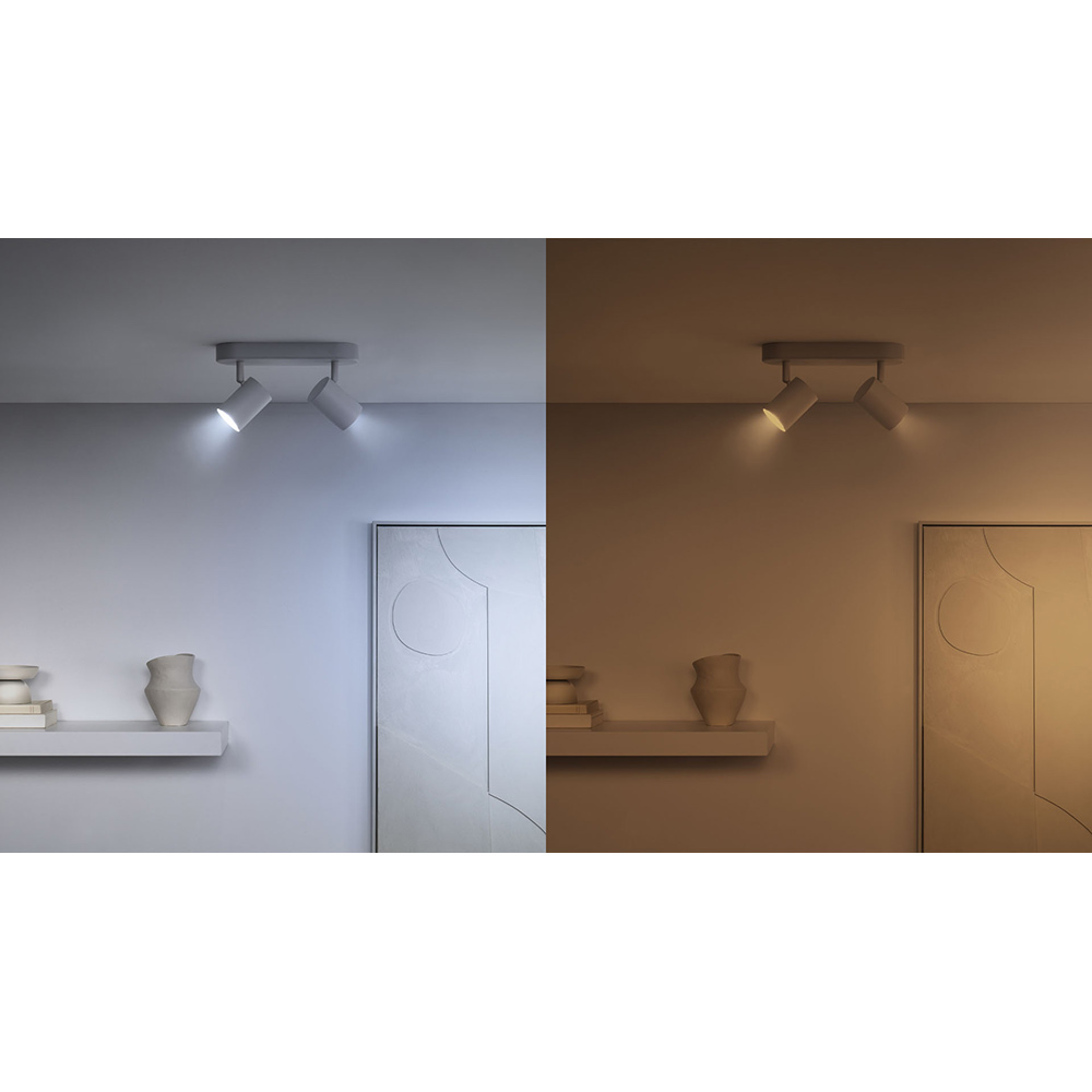 WiZ Spot 50W PAR16 GU10 Glass Smart Bulb - Colour & Tunable White ...