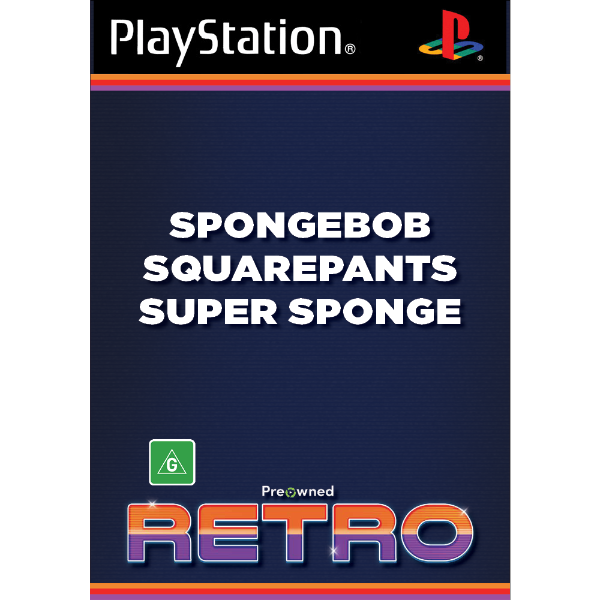 SpongeBob SquarePants Super Sponge (preowned) - PlayStation 1 - EB ...