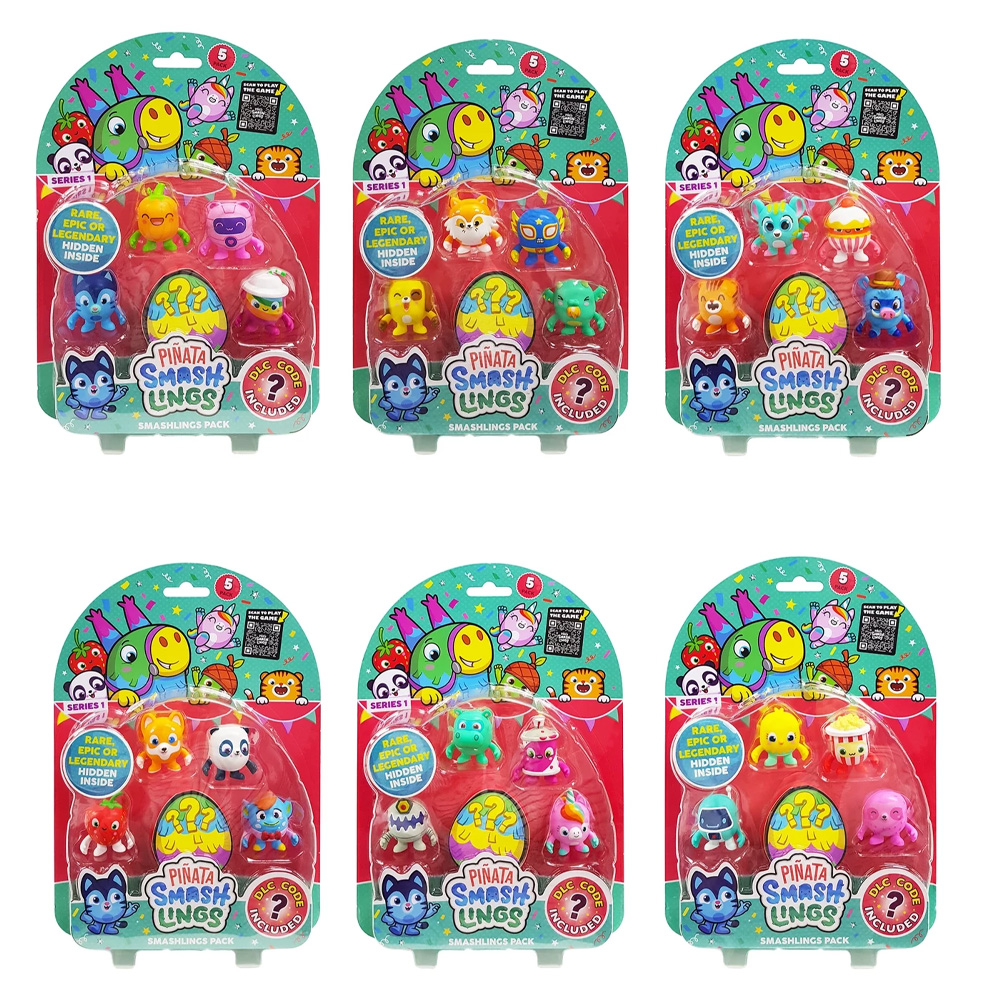 Roblox - Pinata Smashlings 5-Pack Collectible Figures (Assorted) - Toys ...