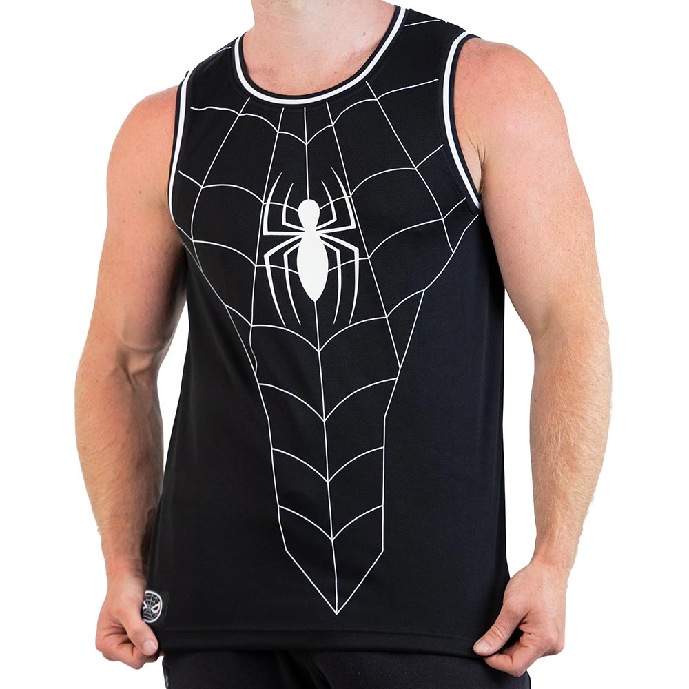Marvel - Spider-Man Glow Basketball Jersey - Clothing - EB Games New ...