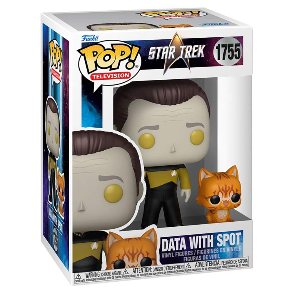 Star Trek: The Next Generation - Data & Spot Pop! Vinyl Figure - Toys ...