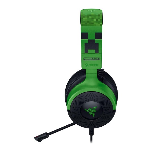Razer - Kraken V4 X Minecraft Edition Wired Gaming Headset - PC - EB ...