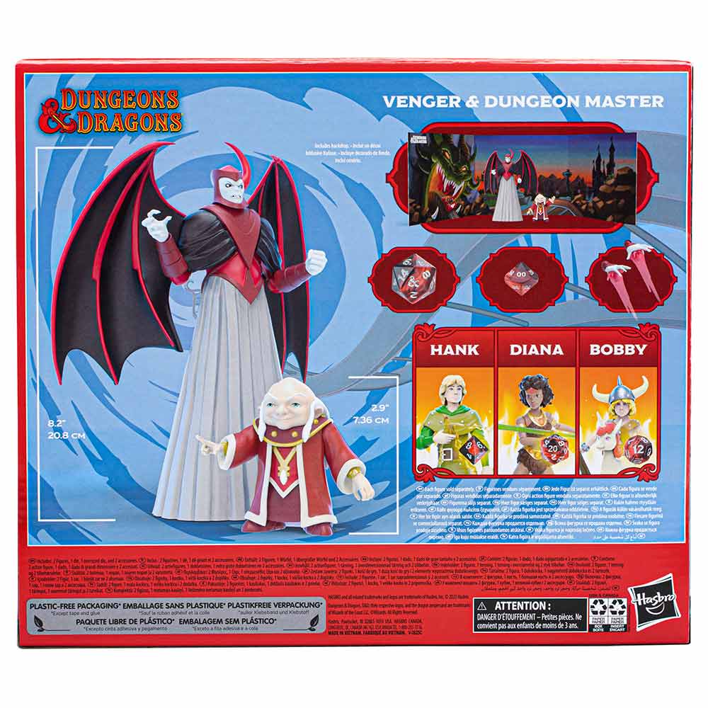 Dungeons & Dragons - Cartoon Classics Dungeon Master & Venger 6" Action ...