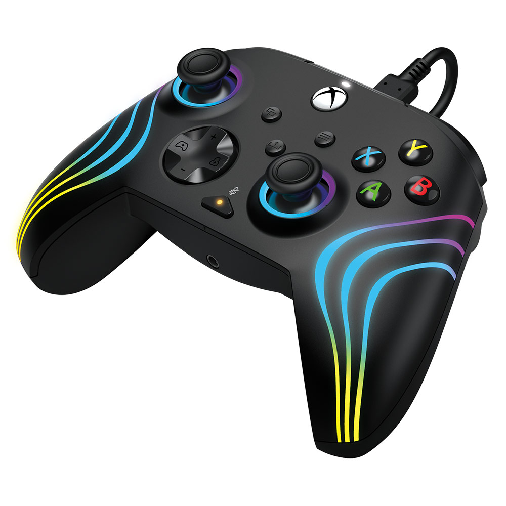 Afterglow Wave Wired RGB Gaming Controller For Xbox Black Xbox One Afterglow Wave Wired RGB Gaming Controller For Xbox Black Xbox One