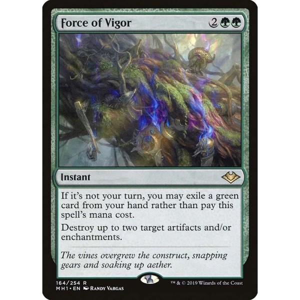 Magic: The Gathering - TCG - Modern Horizons - Force of Vigor 164 ...