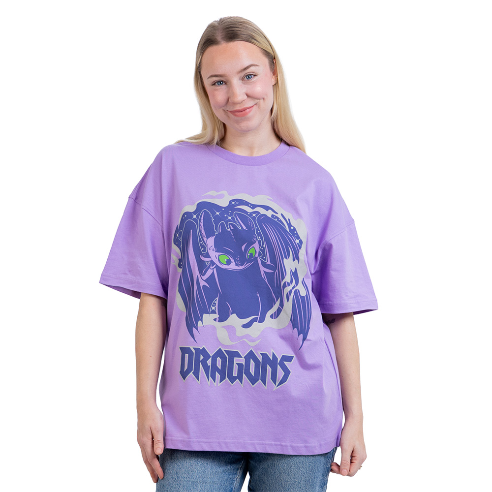 How to Train Your Dragon - Toothless Oversized T-Shirt - Clothing - EB ...