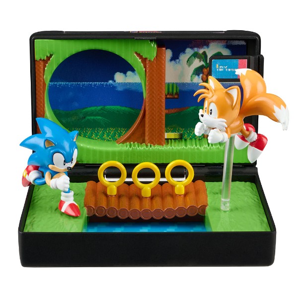 Sonic the Hedgehog 2 - Console Heroes Emerald Hill Zone Diorama - Toys ...