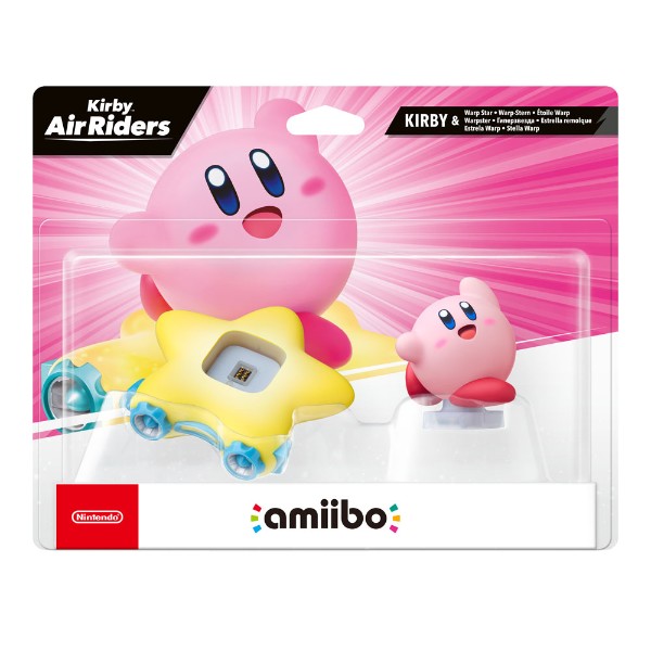 Nintendo amiibo (Kirby Air Riders) - Kirby & Warpstar Character Figure ...