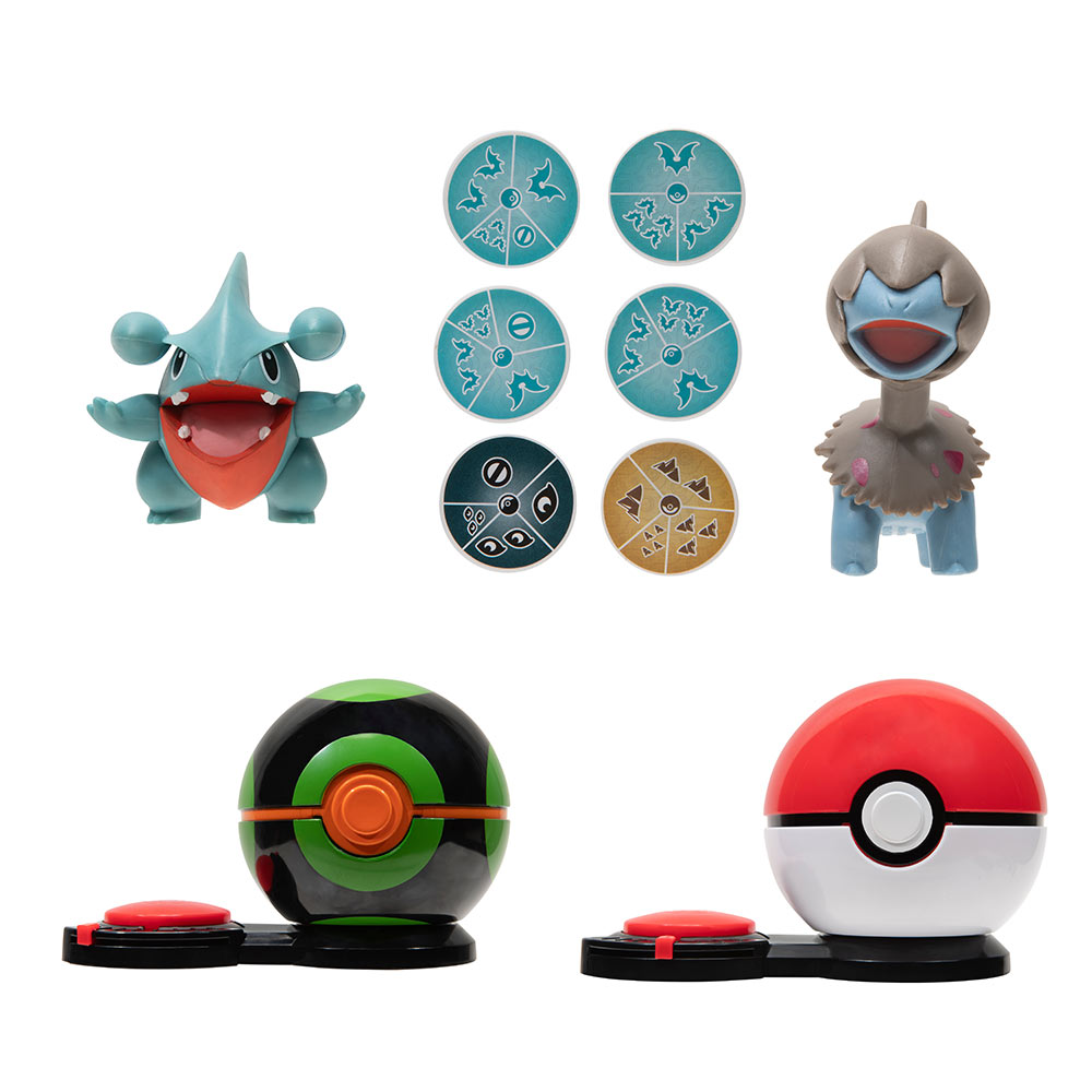 Pokemon - Gible and Deino Surprise Attack Figures - Toys and ...