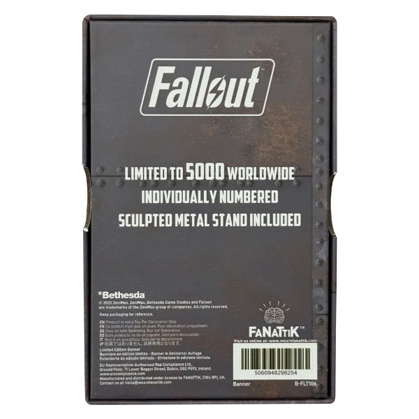 Fallout - Brotherhood of Steel Metal Desktop Banner - Toys and ...