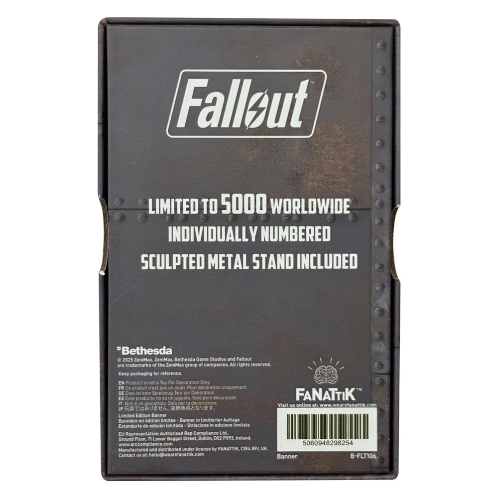 Fallout - Brotherhood of Steel Metal Desktop Banner - Toys and ...