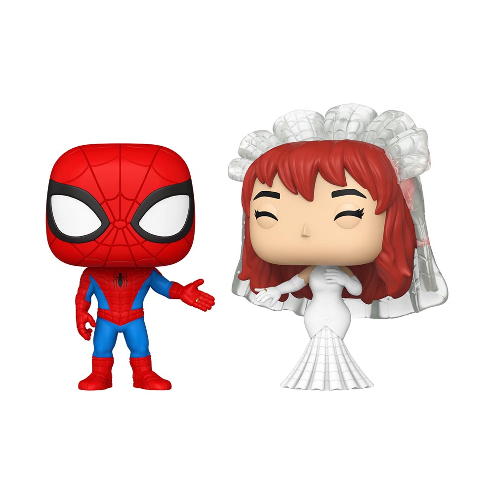 Marvel - Spider-Man - Spider-Man and MJ Pop! Vinyl Figure 2-Pack ...