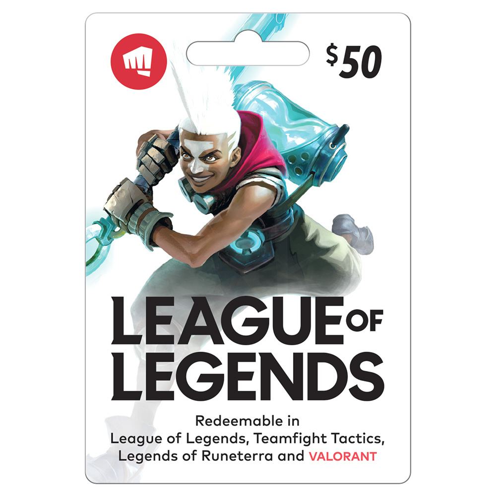 Riot Games Gift Card - $50 - PC - EB Games Australia