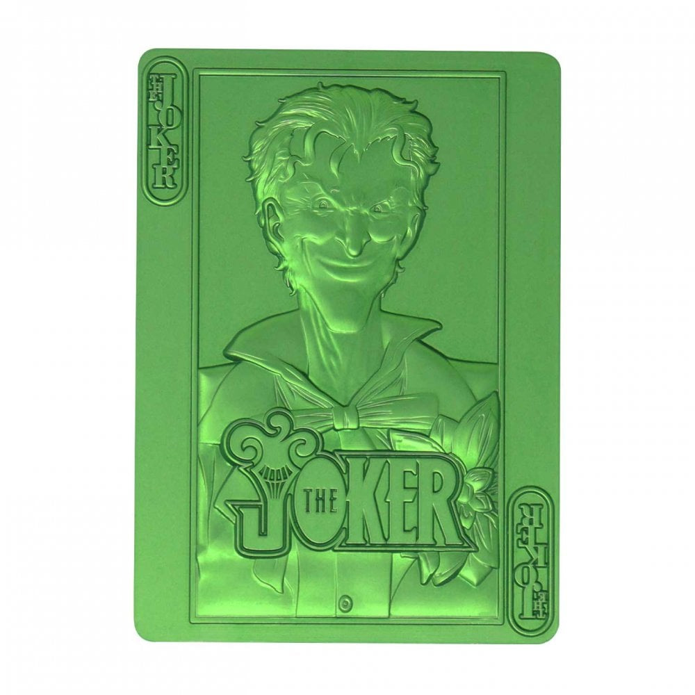DC Comics - Batman - The Joker Playing Card Metal Ingot - Toys and ...
