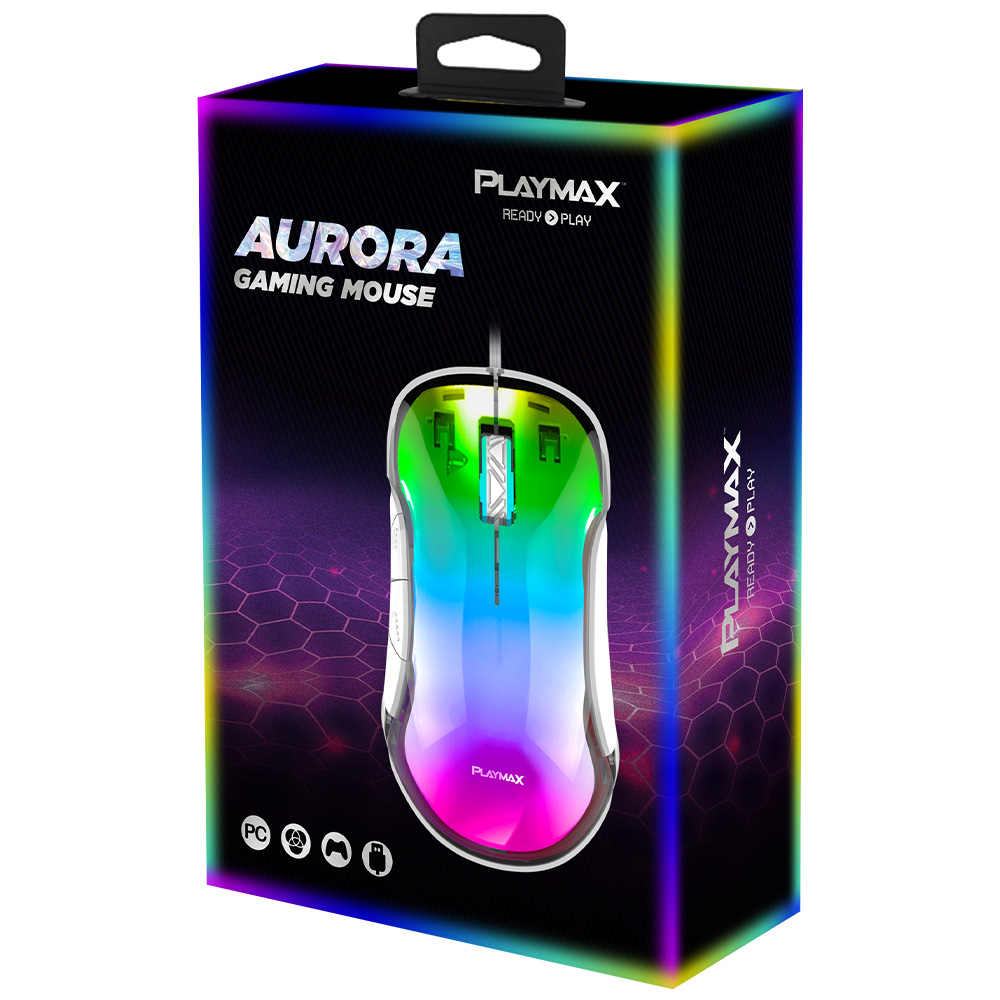 Playmax Aurora Wired Gaming Mouse - PC - EB Games New Zealand