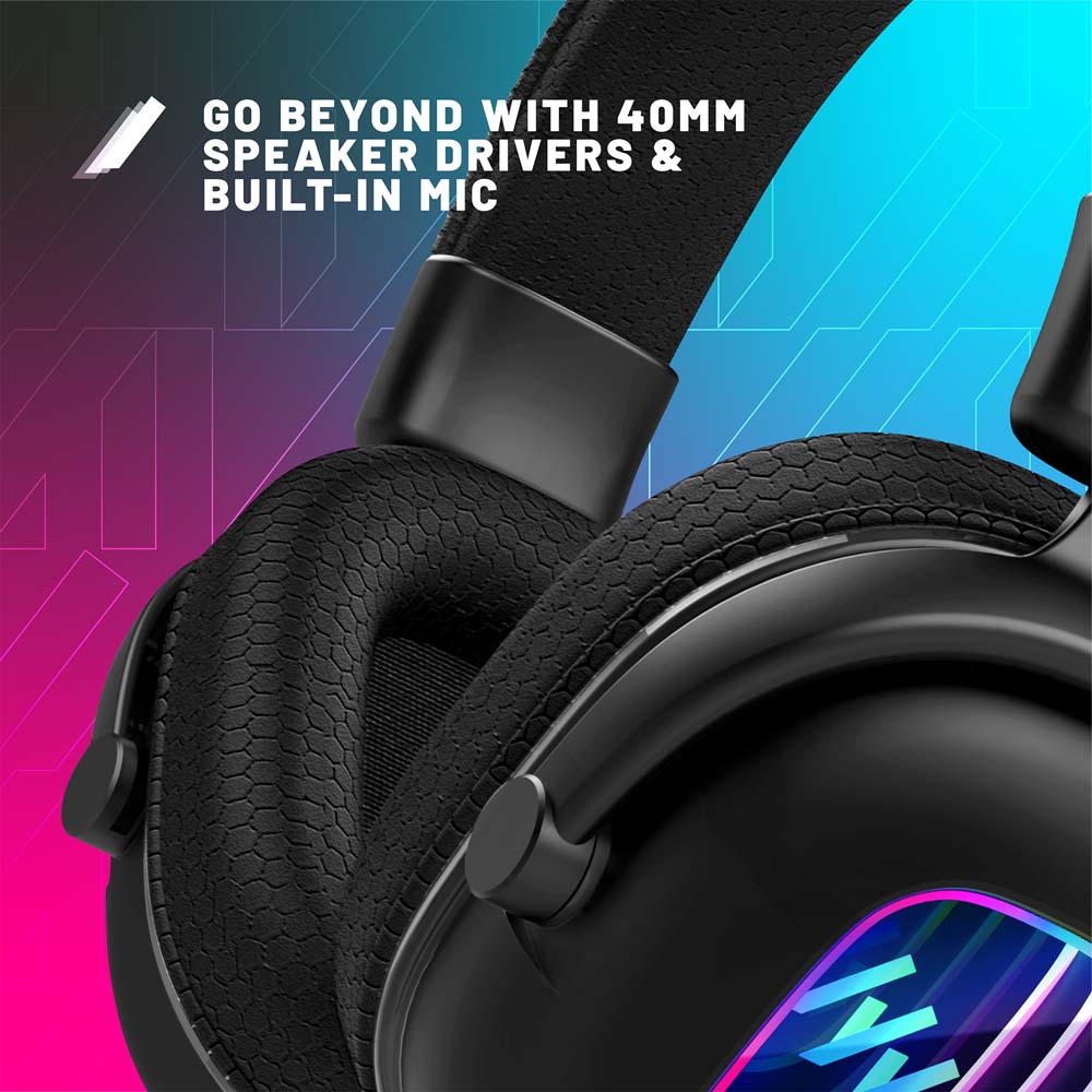 4Gamers - Radar Light Up RGB Gaming Headset - 3D Mirror - PC - EB Games ...