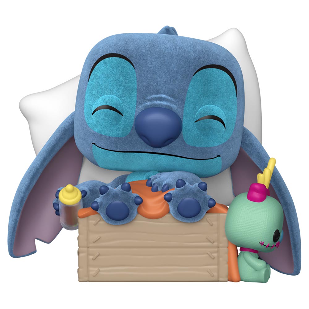 Disney - Lilo & Stitch - Sleeping Stitch Flocked Pop! Vinyl Figure ...