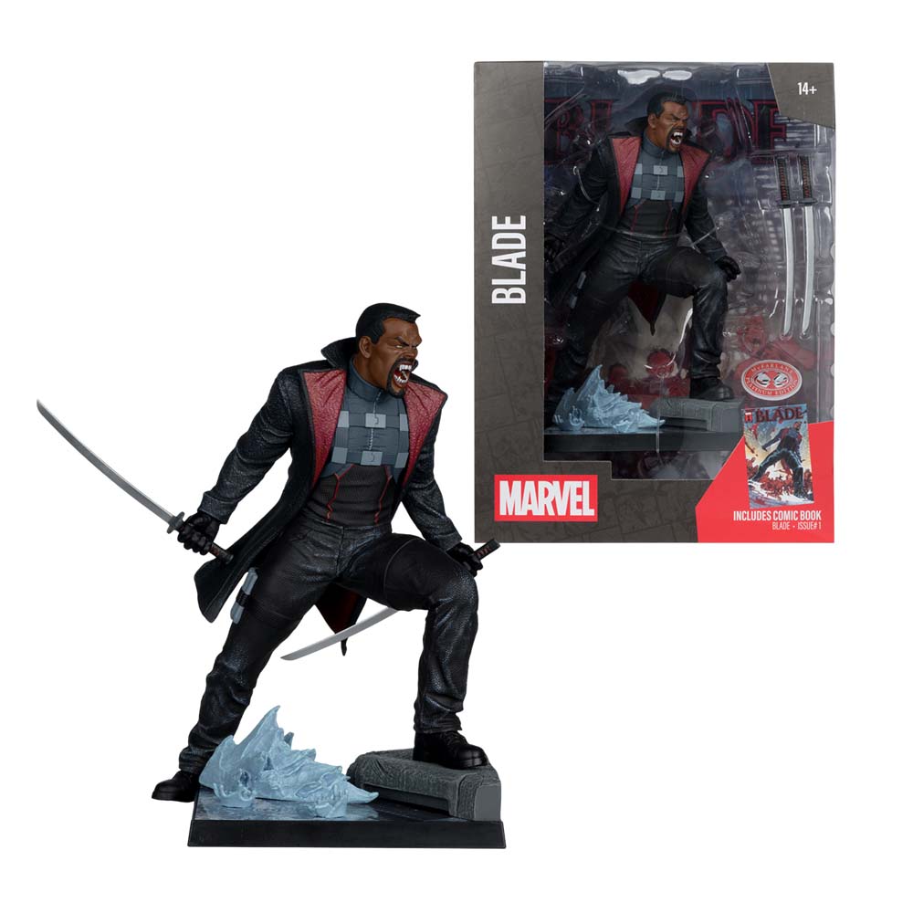 Marvel - Blade (Blade #1) Red Platinum Edition 1/6 Figure with Comic ...