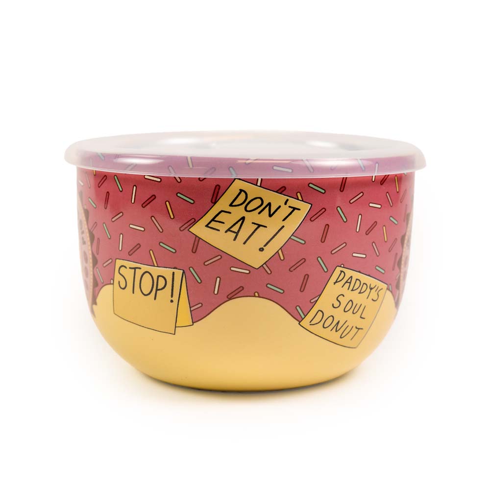 The Simpsons - Freshest Day-Old Donuts Soup Bowl with Lid - Toys and ...