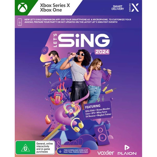 Let's Sing 2024 - 2 Microphone Bundle (preowned) - Xbox Series X - EB Games Australia