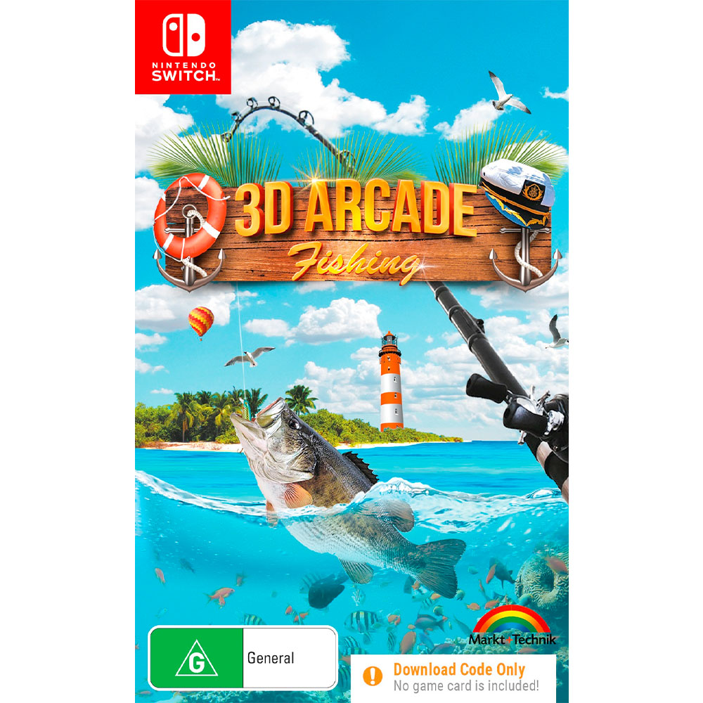 3D Arcade Fishing (Code-in-a-Box) - Nintendo Switch - EB Games New Zealand