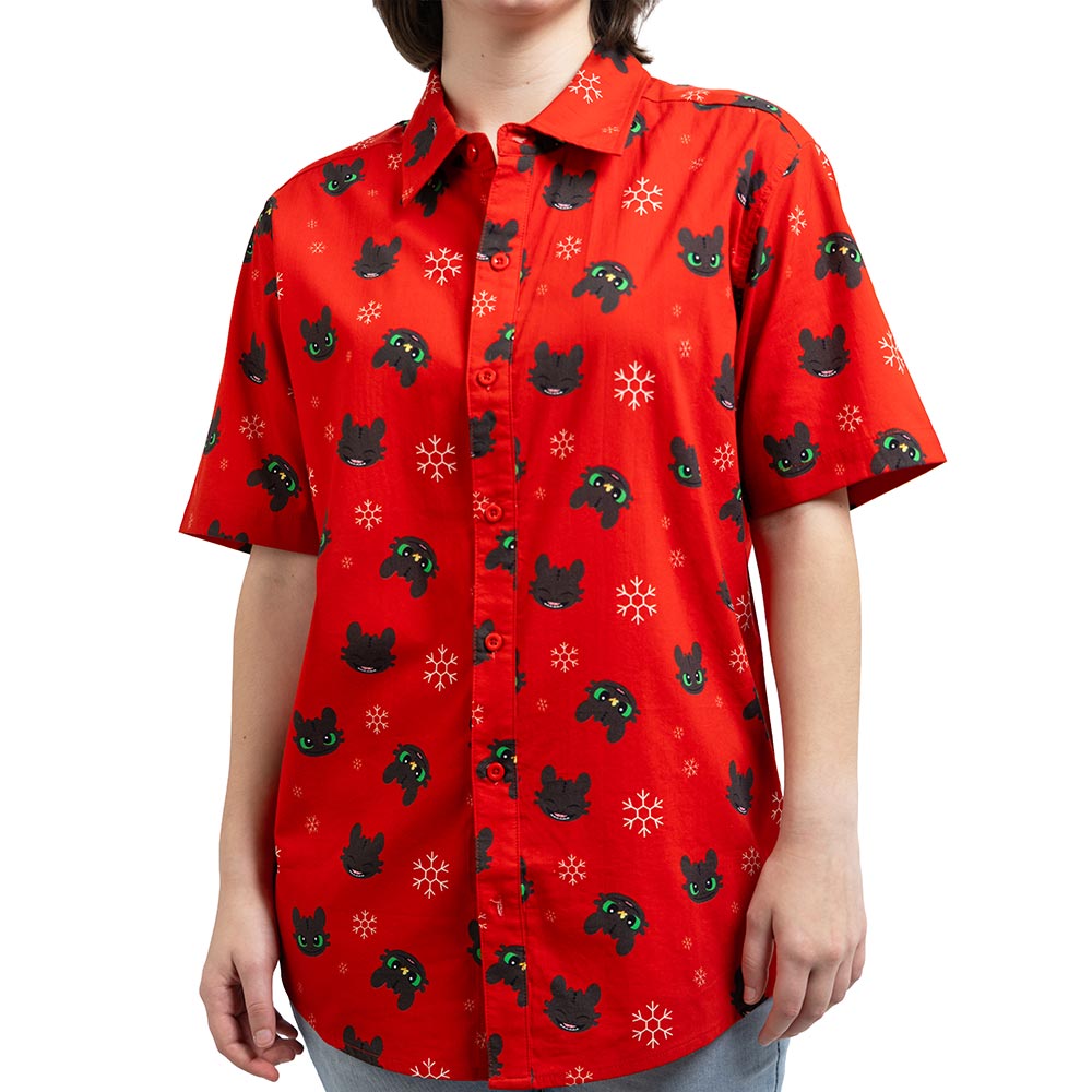 How to Train Your Dragon - Chibi Toothless Short-Sleeved Shirt ...