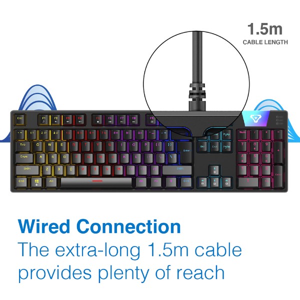 Laser - Full Size RGB Mechanical Gaming Keyboard - PC - EB Games Australia