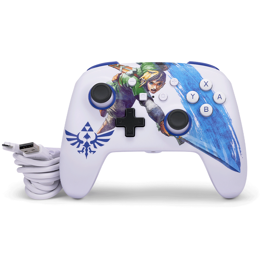 PowerA Nintendo Switch Enhanced Wired Controller - Master Sword Link ...