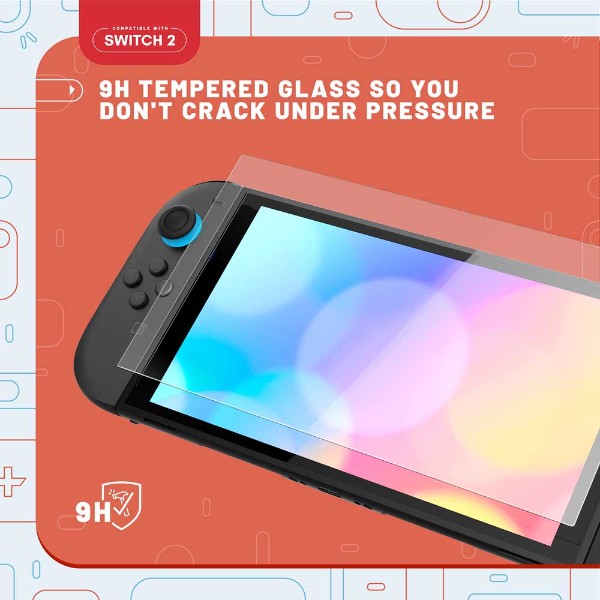 4Gamers Screen Protector for Switch 2 - Dual Pack - Nintendo Switch 2 - EB Games Australia