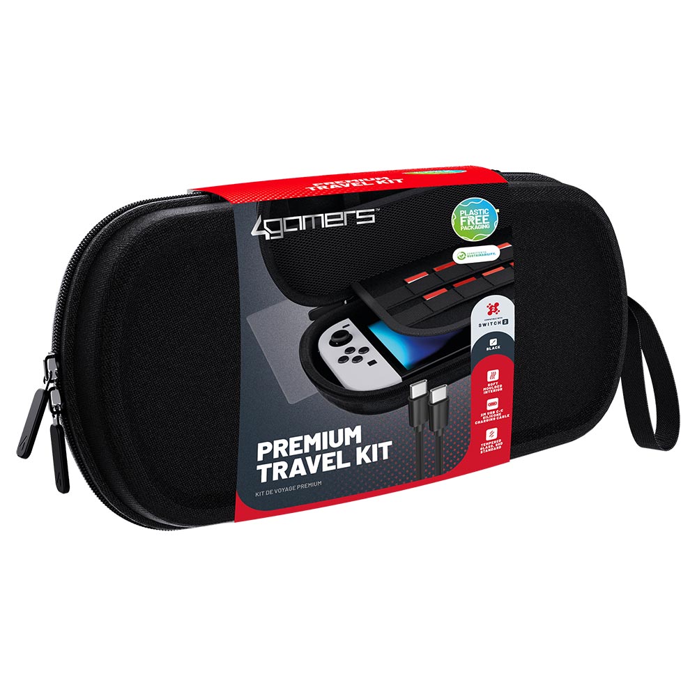 4Gamers Premium Travel Kit for Nintendo Switch 2 - Nintendo Switch 2 ...