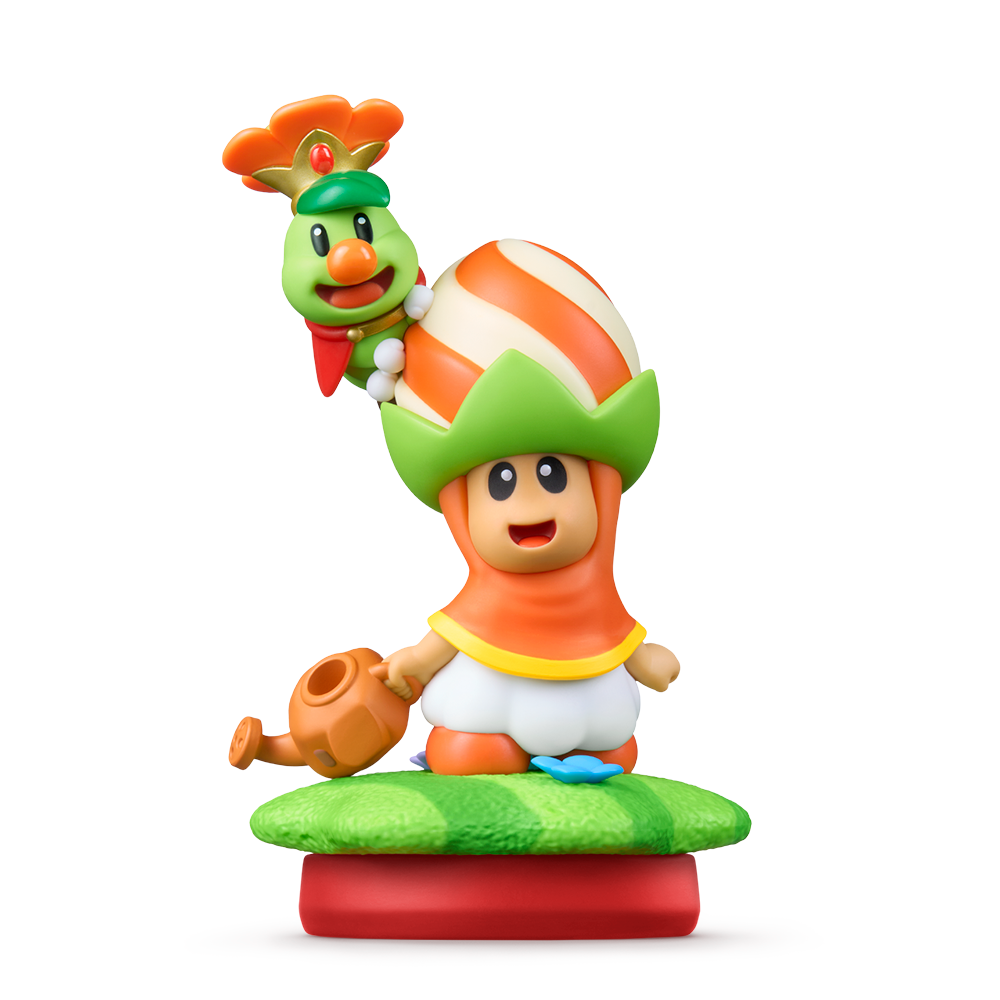 Nintendo amiibo (Super Mario Bros Wonder) - Poplin & Prince Florian ...