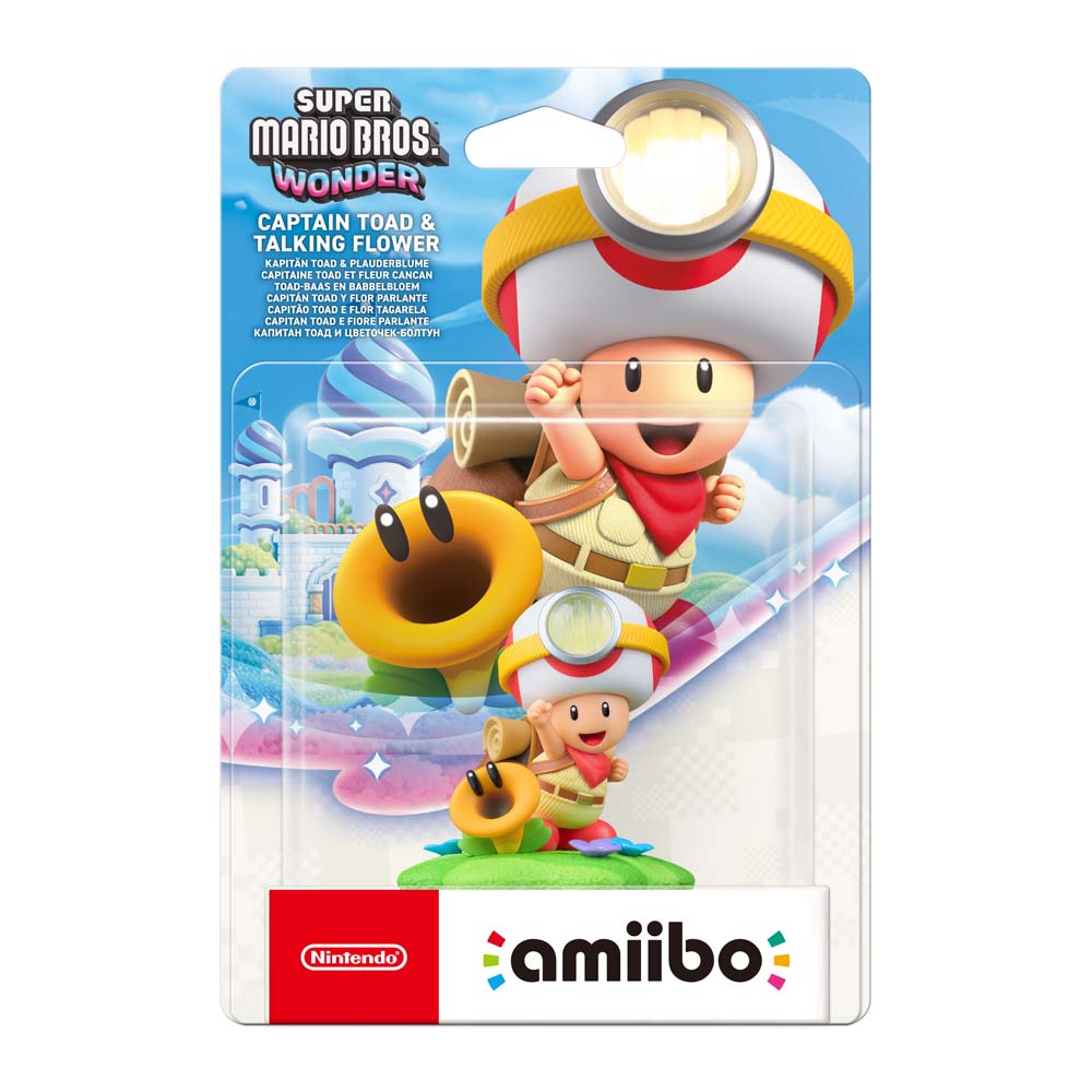 Nintendo amiibo (Super Mario Bros Wonder) - Captain Toad & Talking ...