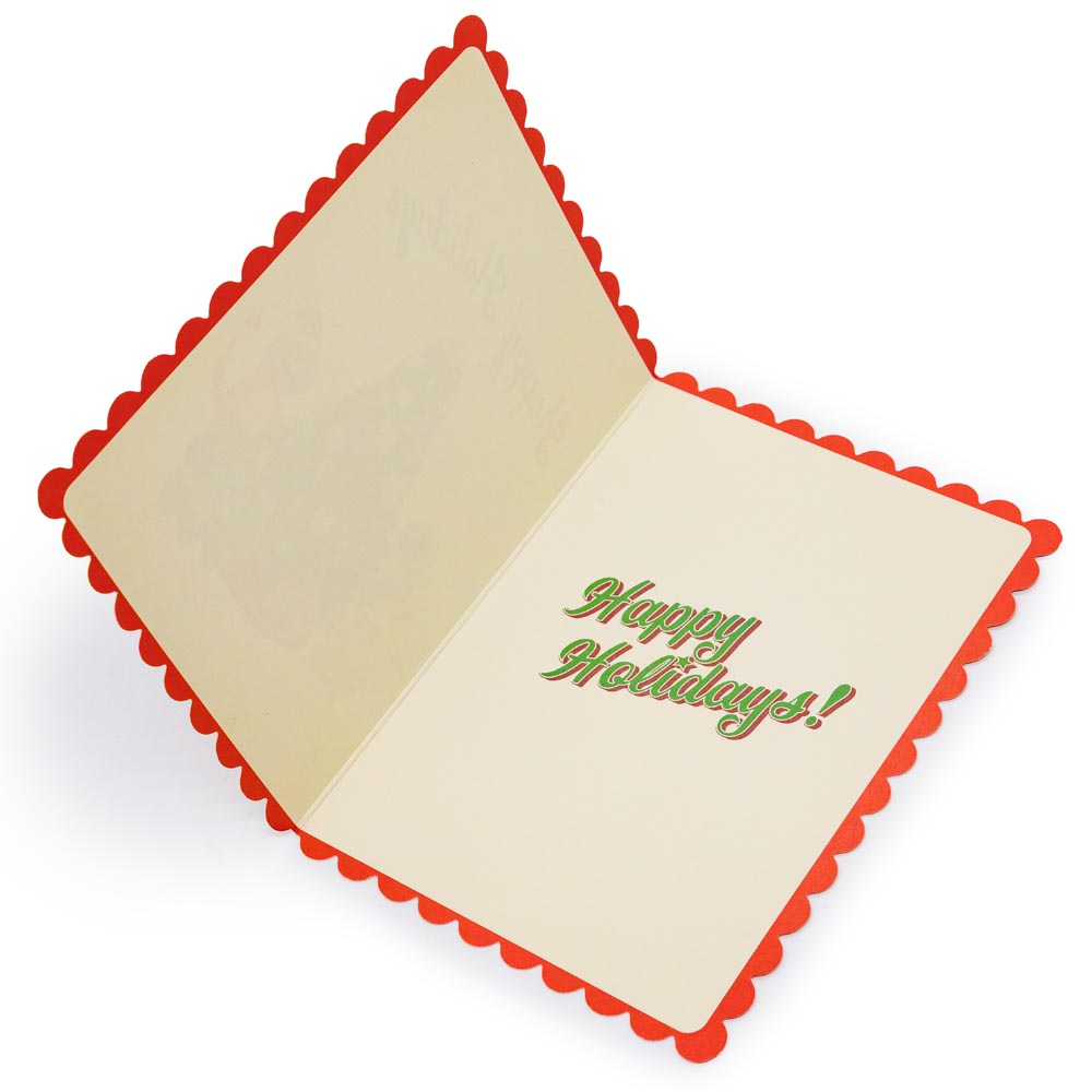 Pokemon - Kanto Starters Scalloped Christmas Greeting Card - Things For ...