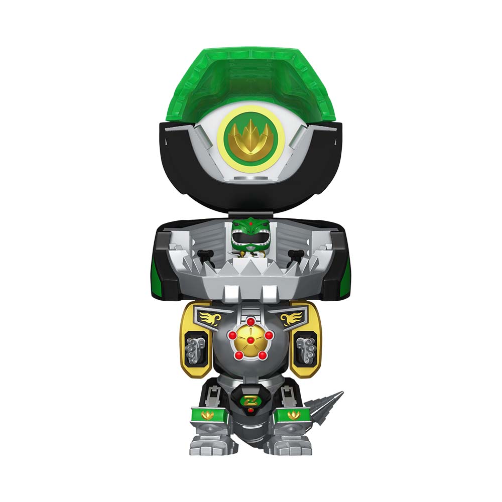Mighty Morphin Power Rangers - Dragonzord with Green Ranger Bitty Pop ...