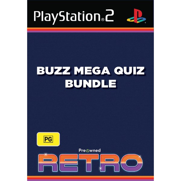 Buzz Mega Quiz Bundle (preowned) - PlayStation 2 - EB Games Australia