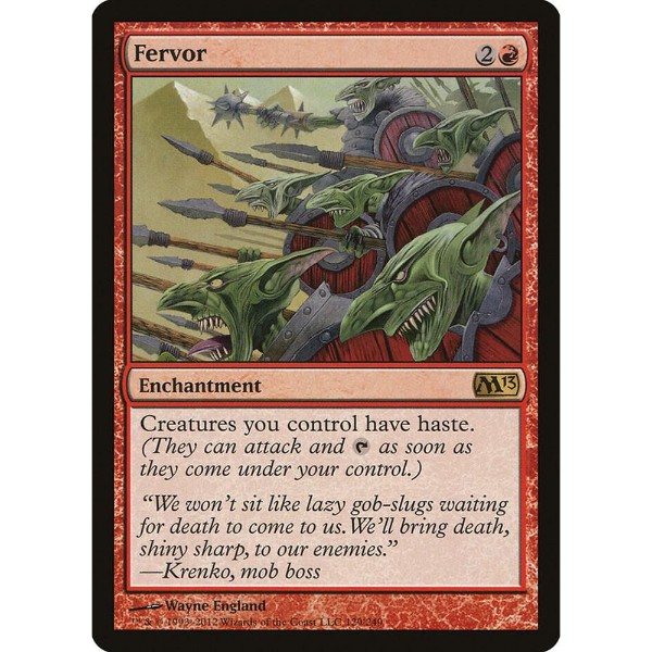 Magic: The Gathering - TCG - Magic 2013 (M13) - Fervor 129 - Trading ...