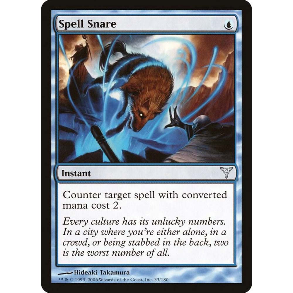 Magic: The Gathering - TCG - Dissension - Spell Snare 33 - Toys and ...